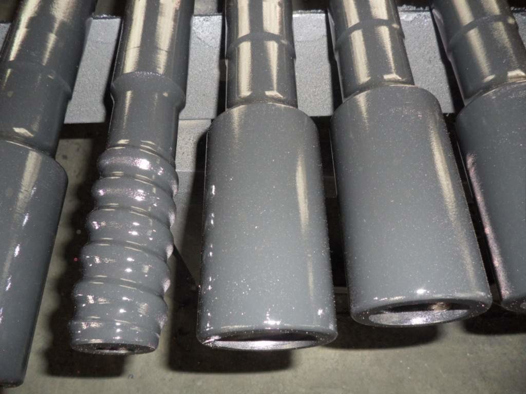 Hex And Round Shape Threaded Drill Rod For Rock Drill , Tungsten ...