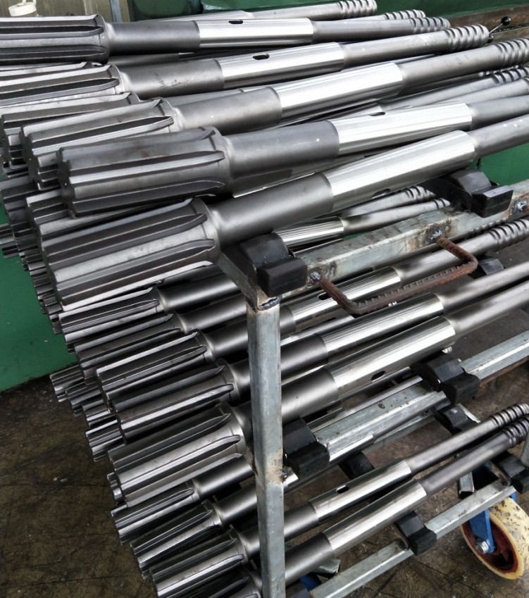 Drifting Tunneling Rock Drill Parts , Quarrying Drilling Rig Tools ...