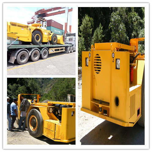 Underground mining Load Haul Dump Machine LHD Loader with CE RL-3 Wheel ...