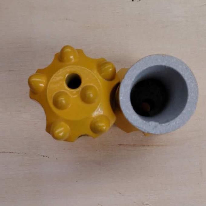 Taper Knock off 7 Button Drill Bit , 11 Taper Degree Dth Hammer Bit ...