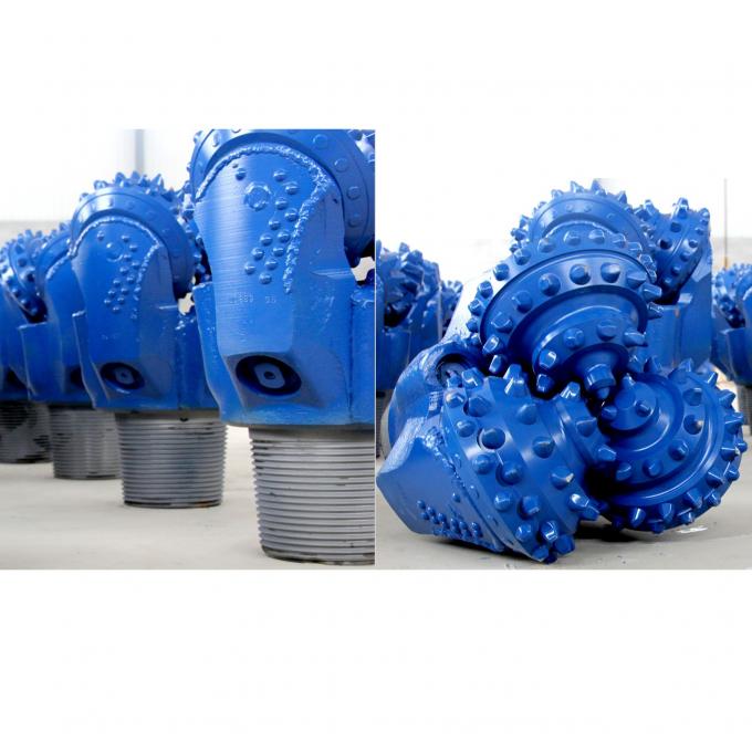 Borehole Drilling Steel Tooth Tricone Drill Bit , Mill Tooth Tricone Bit