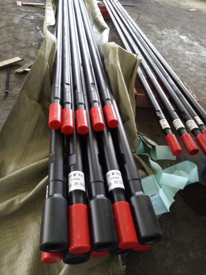 T45 Extension MF Threaded Drill Rod With 12FT Length For Benching