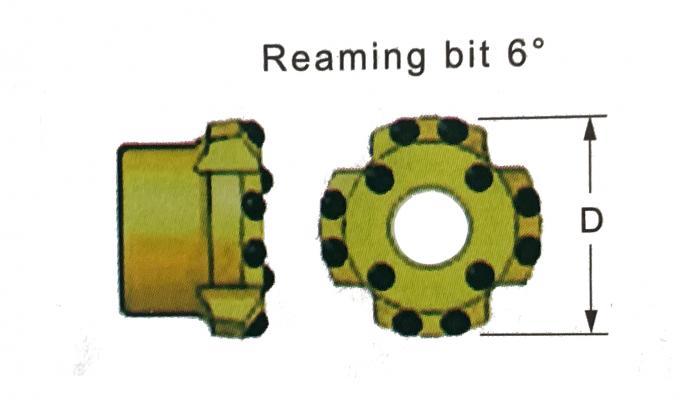 Mining operations Tungsten Carbide Button Bit Reaming Bit 6° Cross Type