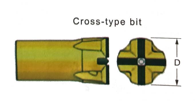 Mining operations Tungsten Carbide Button Bit Reaming Bit 6° Cross Type