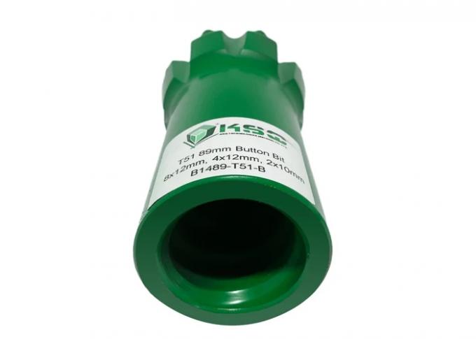 Threaded Tungsten Carbide Button Bits Rock Drilling T38 Diameter 64mm