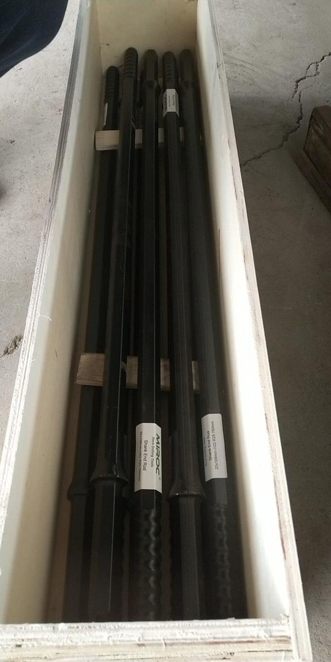 Hex 25 Drifter Rod Speed Rod Shank End rod R25 Length 610-3600mm For Mining